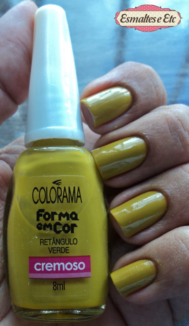 Retângulo Verde – Colorama – Esmaltes e Etc